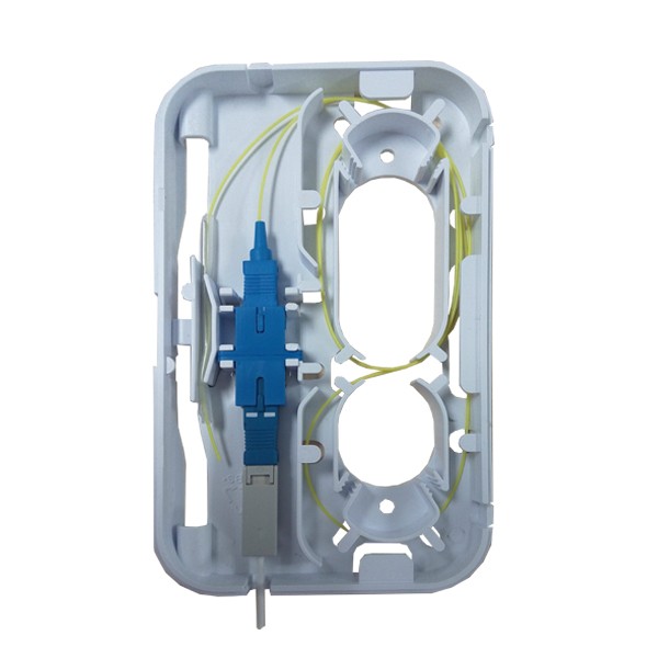 Fiber Wall Outlet Socket Panel Faceplate - FiberCheap