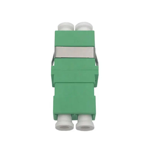 LC/APC Single Mode Duplex Fiber Optic Adapter - FiberCheap