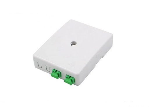 Fiber Optic Wall Plate Outlet 2 Part Socket Panel Faceplate - FiberCheap