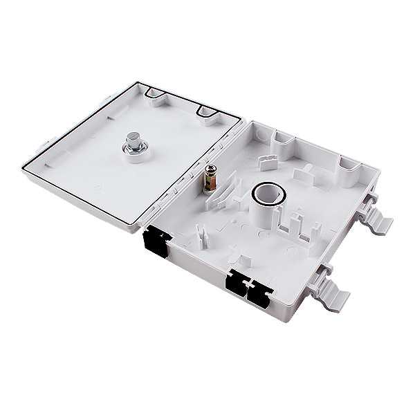 2 Port FTTH Wall Mounted Optical Distribution Box - FiberCheap