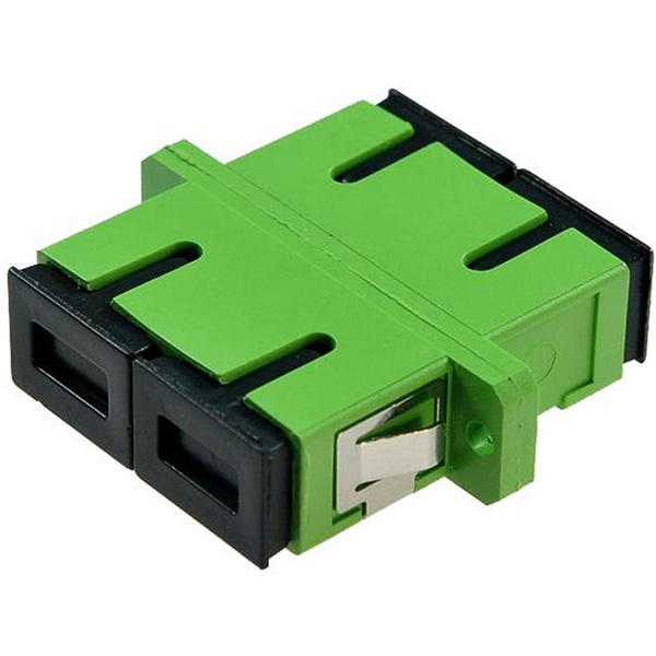 SC/APC Single Mode Duplex Fiber Optic Adapter - FiberCheap