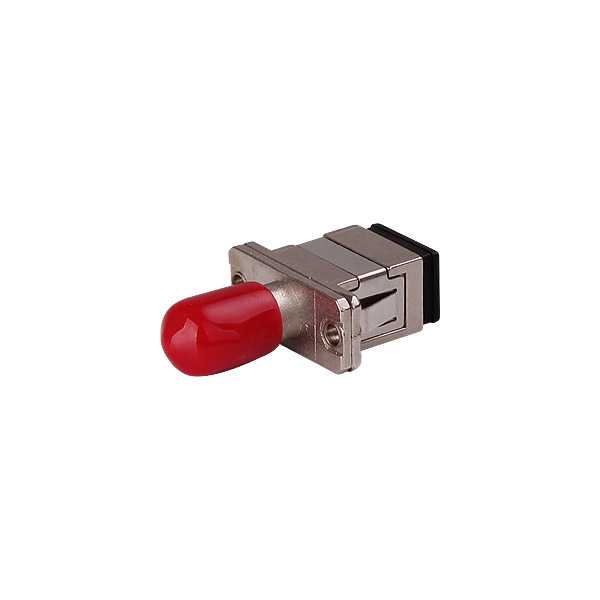 Fiber Optic ST to SC Adapter Female to Female Plastic UPC - FiberCheap